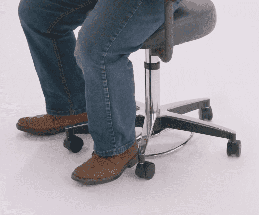 MTI 331 Hydraulic Surgery Stool | Foot-Operated & Adjustable